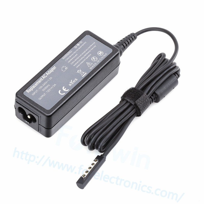 24W 12V 2A AC Adapter Microsoft RT Surface Pro 1 2 Tablet Charger ...