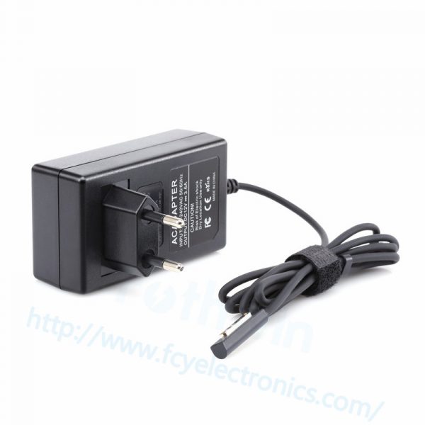 Microsoft Surface Pro Charger 12V 3.6A 44W Travel Portable Power Supply ...